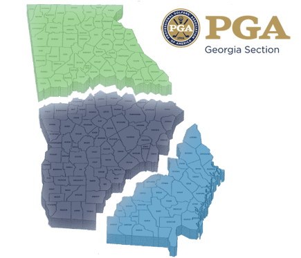 Chapter Map | Professional Golfing in Georgia | GeorgiaPGA.com