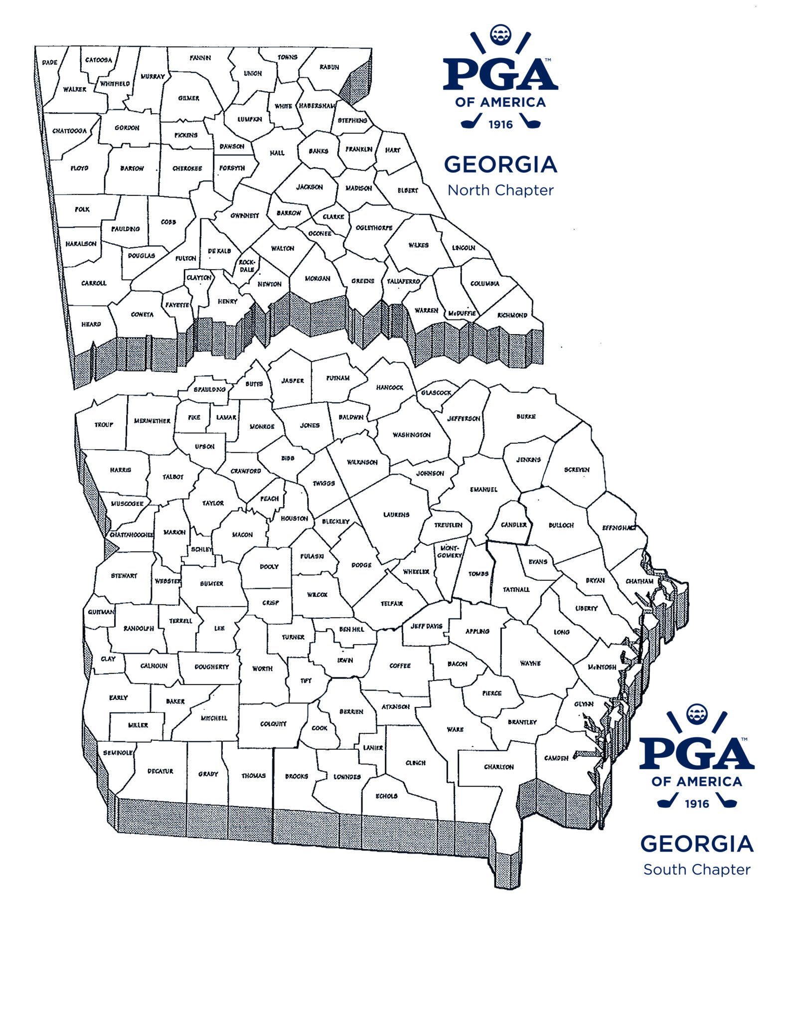 Chapter Map – Georgia PGA